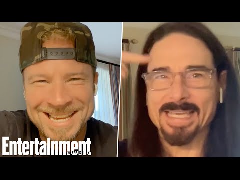 Brian Littrell & Kevin Richardson Tries To Guess Iconic Christmas Songs | Entertainment Weekly