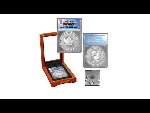 2018 MS70 ANACS FDOI Limited Edition Incused $5 Canada M...