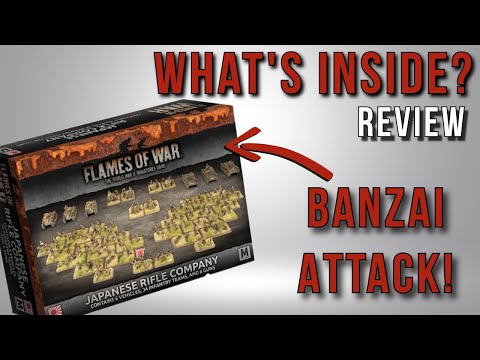 Flames of War Japanese Rifles Boxset Review | Battlefront Miniatures | Pacific Release