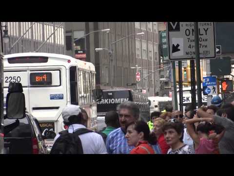 MTA Bus: MCI D4500CT # 2250 On A East Midtown-bound BM4