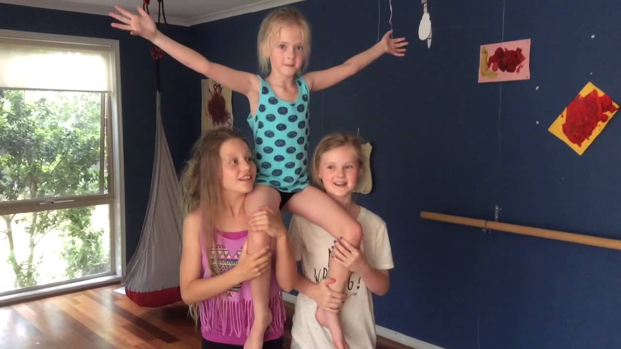 Two and three acro stunts