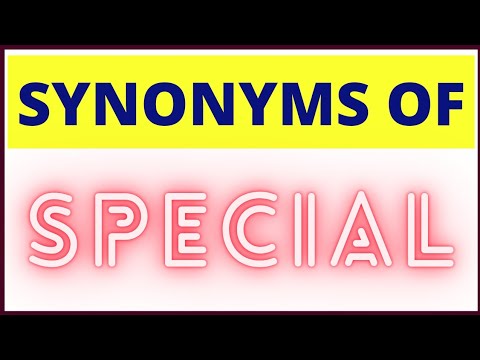 Synonyms of Special