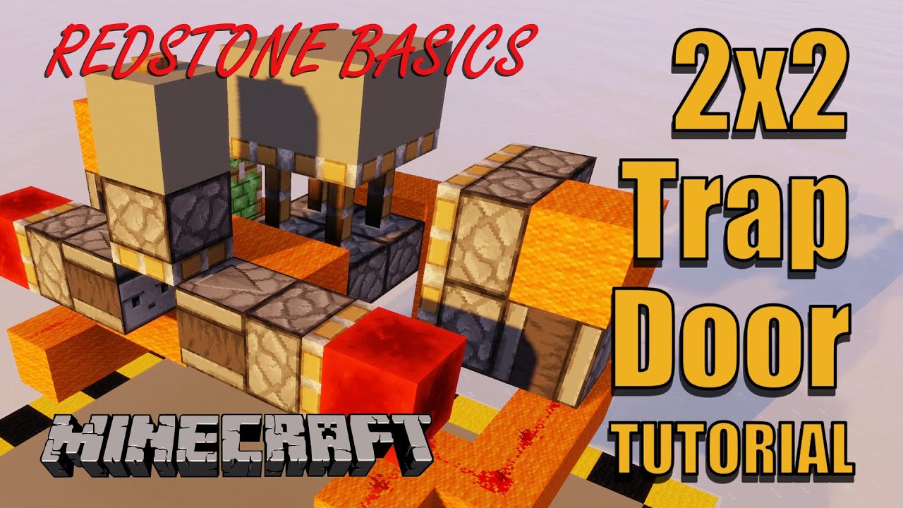 Trap Door Tutorial | Minecraft | Redstone Basics 1.15