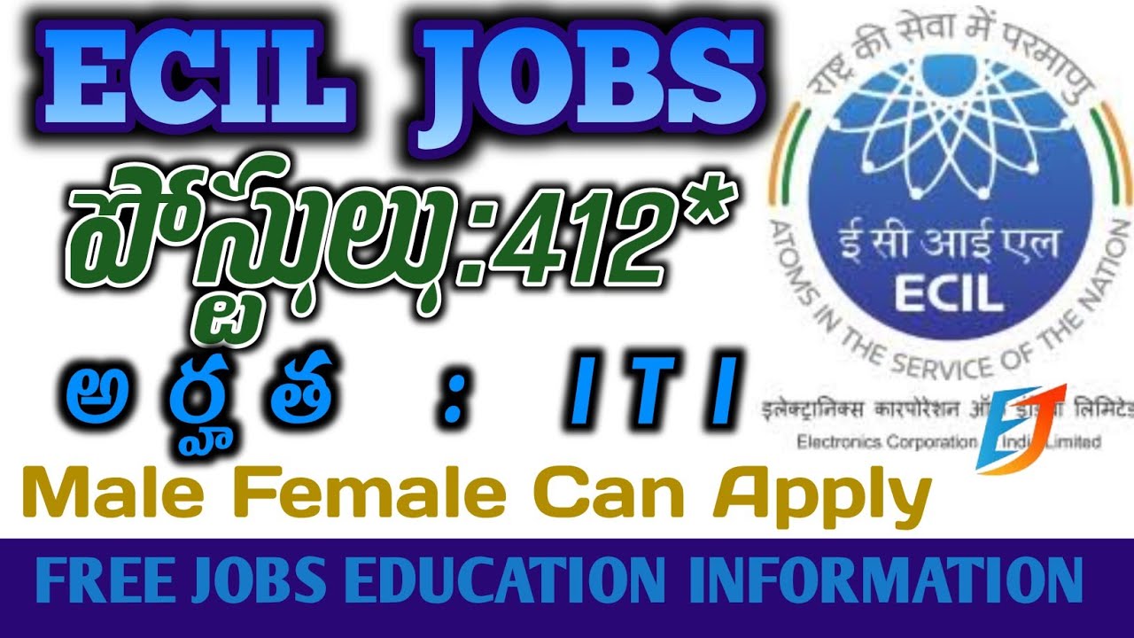ECIL Apprentice Recruitment 2025 II ECIL Latest Job Notification II Job Search