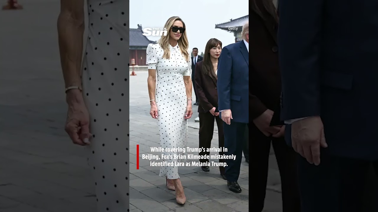 Lara Trump gets mistaken for Melania 👀 #trump #donaldtrump #whitehouse