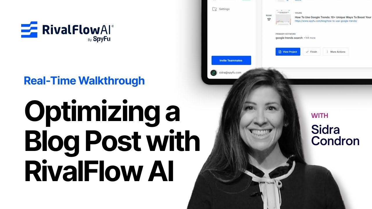 Watch Us Optimize a Blog Post Live with RivalFlow AI