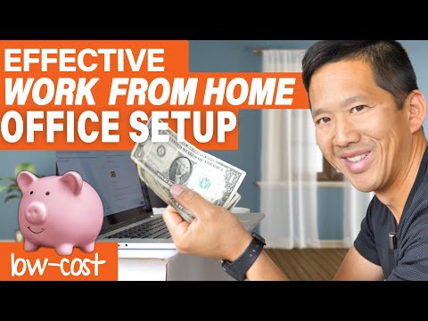 Effective Work From Home Office Setup - Cheap and Ergonomic Workstation
