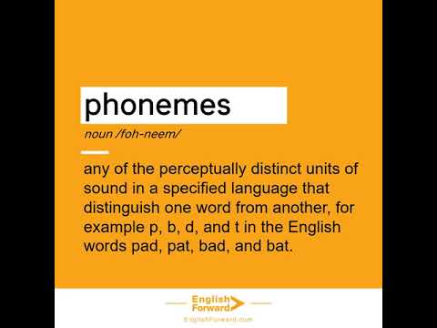 How to Pronounce Phonemes | Definition | Example