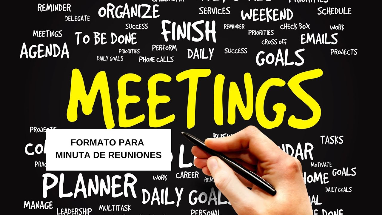Formato para Hacer Minutas de una Reuniones
