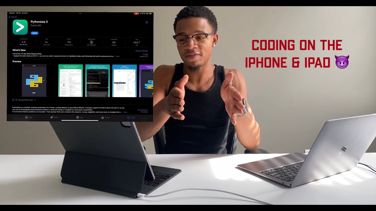 Coding On The iPad 2021 - Pythonista Setup