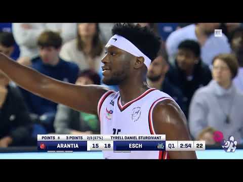 Tyrell Sturdivant Highlights 2021/22|| Luxembourg Total League || Arantia Larochette