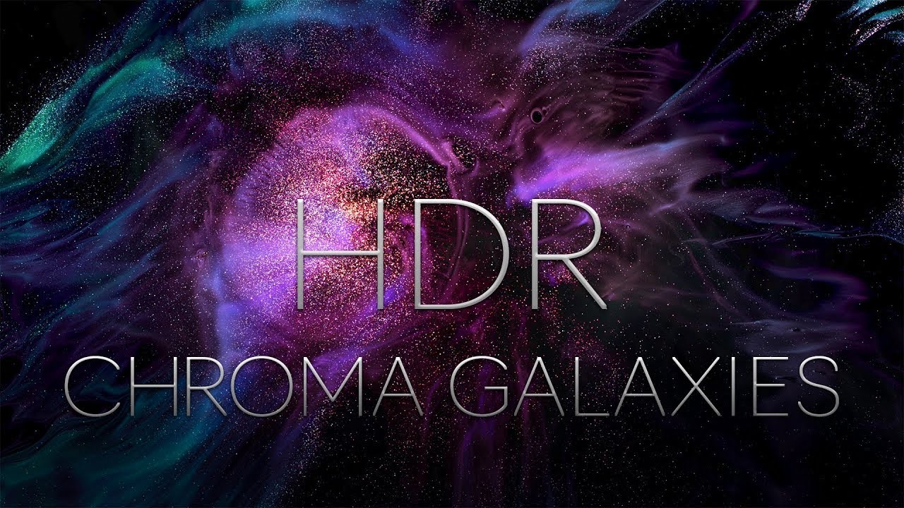 CHROMA GALAXIES HDR // EXPERIMENTAL MACRO SHORT FILM // SHOT IN 8K