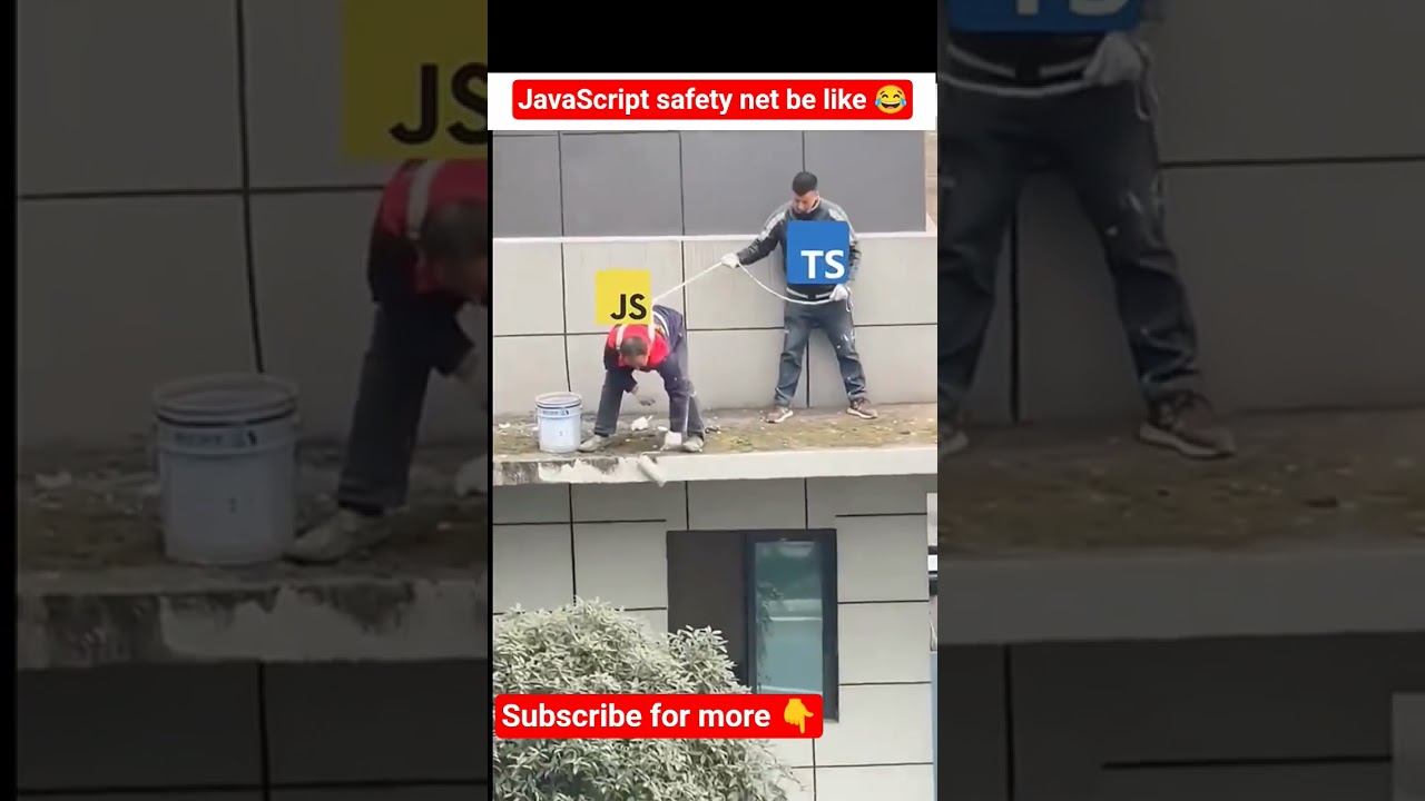 JavaScript & Typescript 😂 #softwareengineer #funny #coding #javascript #typescript