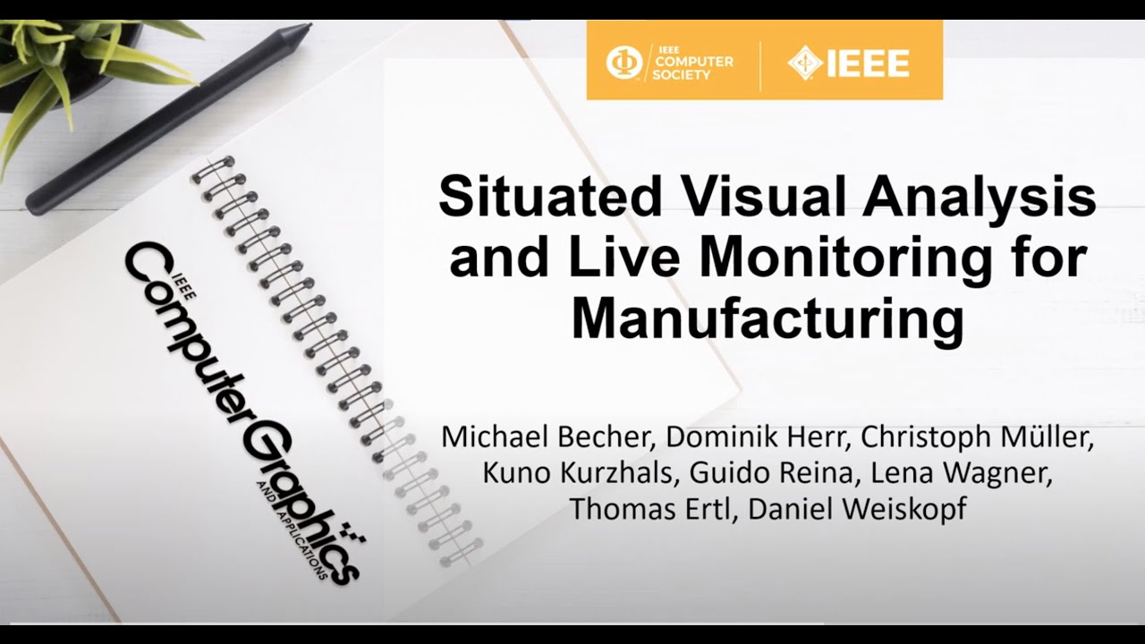 Situated Visual Analysis and Live Monitoring for Manufacturing