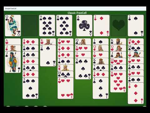 HOW TO PLAY FREECELL SOLITAIRE GAME NO #880335 - LIVE PLAY - RANDOM MODE FOR BEGINNER #freecell
