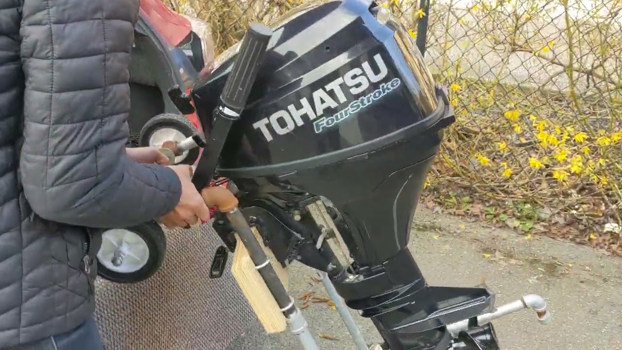 DIY outboard trolley / stand