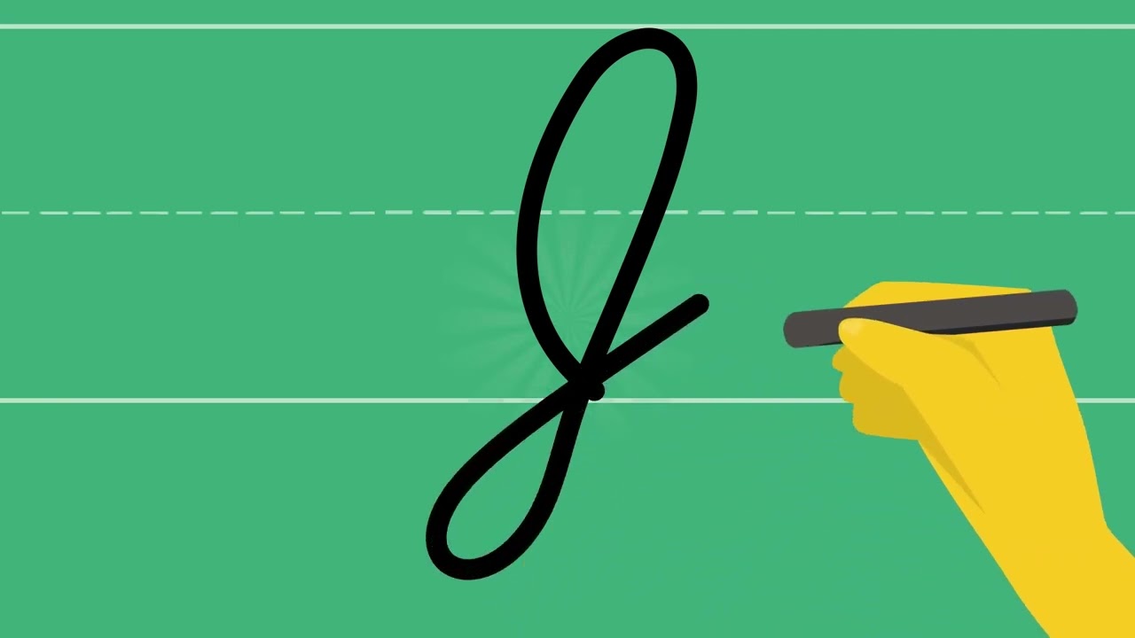 How to write a cursive letter 
