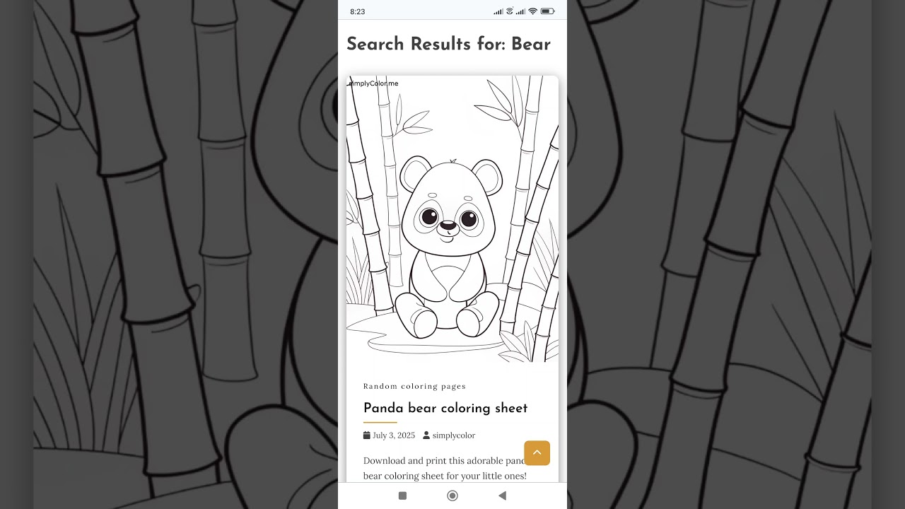 Printable bear coloring sheets for kids #coloringpages