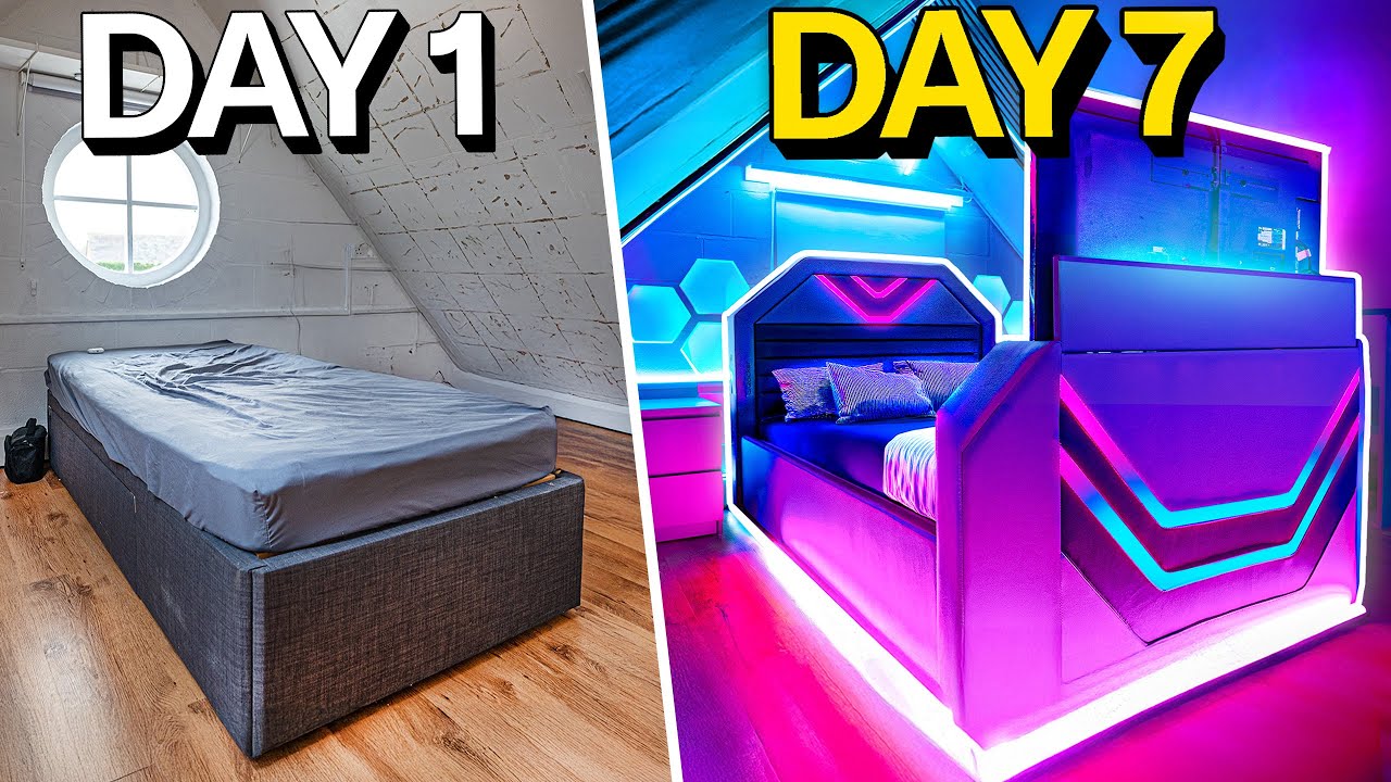 I Built My DREAM $25,000 Gaming Bedroom!
