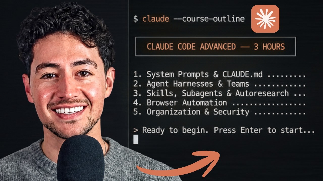 CLAUDE CODE ADVANCED COURSE — 3 HOURS