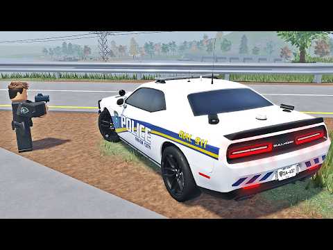 Day in the Life of a HIGHWAY PATROL OFFICER - ERLC Liberty County ROBLOX