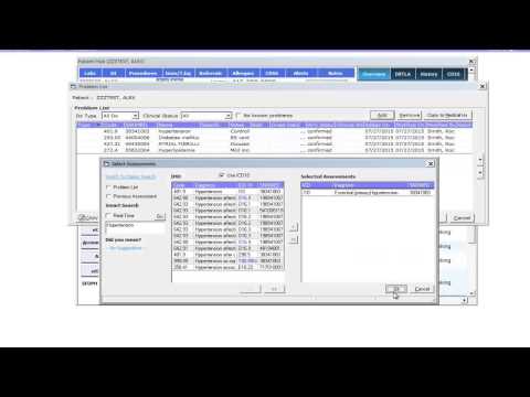 ICD-10 Chart Prep Updating the Problem List from the Patient Hub