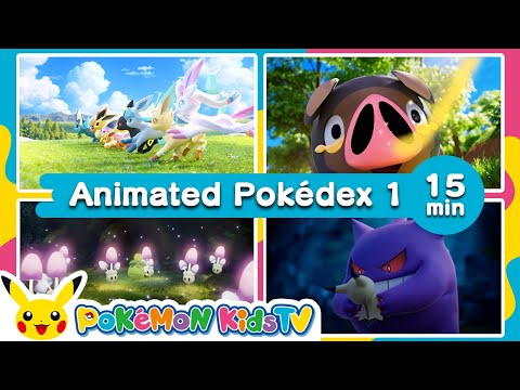 Animated Pokédex 1 | Pokémon Fun Video | Pokémon Kids TV