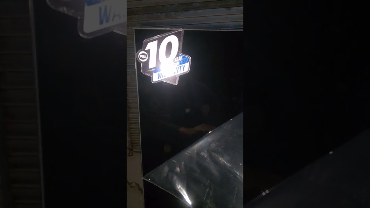 PEL 2550 GD REFRIGERATOR GLASS DOOR FULL BLACK