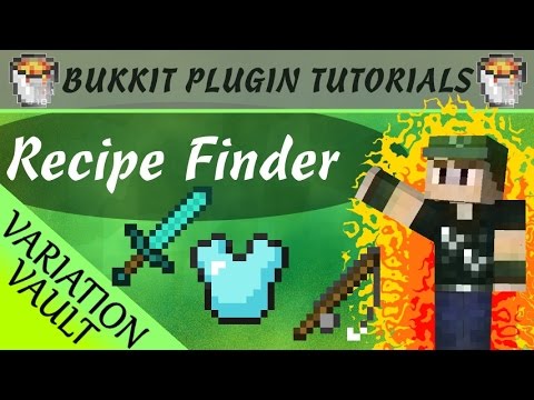 Recipe Finder | Shows every recipe! | Minecraft Bukkit Plugin