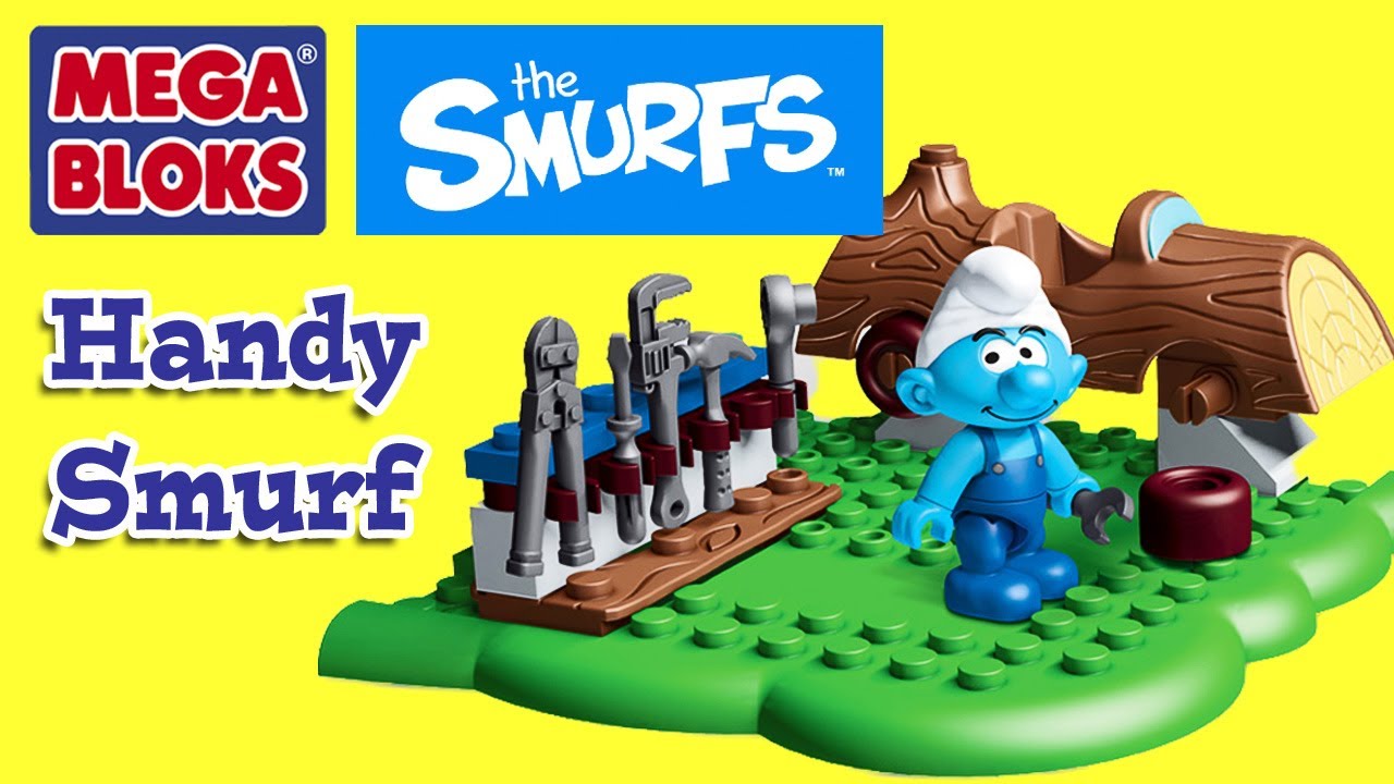 Mega Bloks Smurfs Handy Smurf