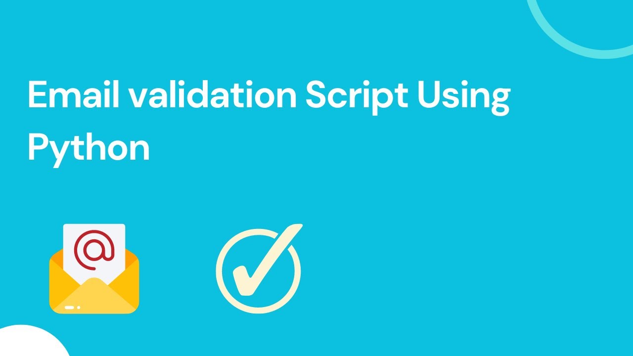 Email validation in Python | Python automation script | Python automation projects #python