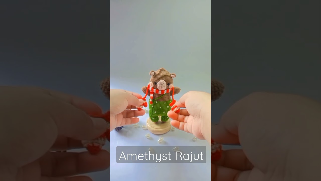 Gingerbread Bear Amigurumi @nitaarcylla8278  - boneka rajut