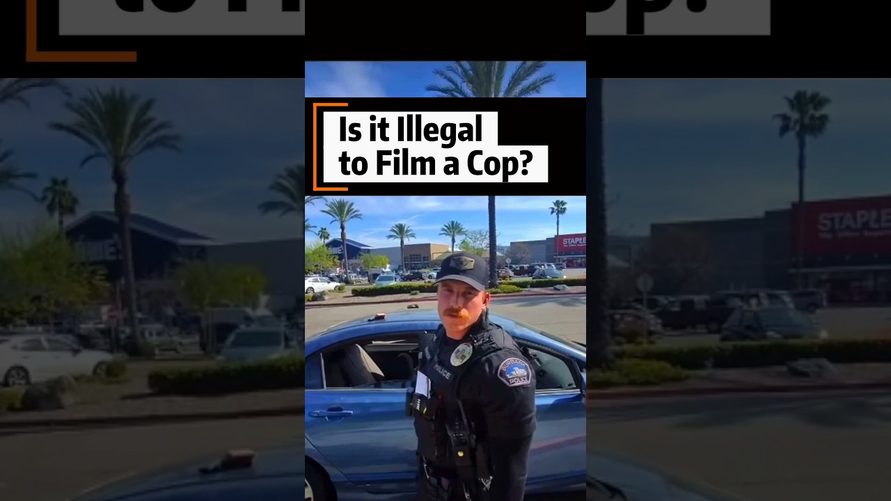 Is it Illegal to Film a Cop? #viralvideo #police #legaladvice