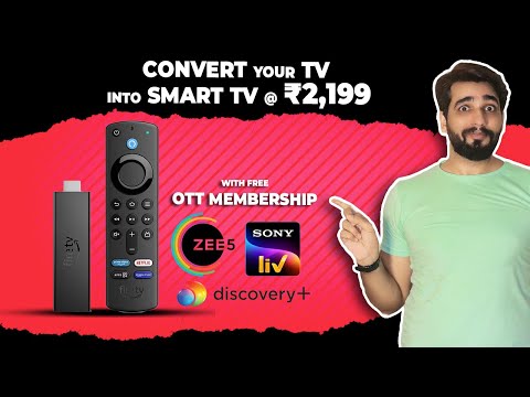 Convert You TV into Smart TV with Amazon Fire Stick with Free OTT Apps | Hindi