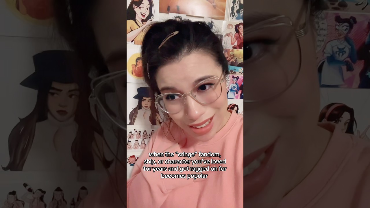 when your “cringe” fandom becomes popular🙂 #fandom #ship #character #fanfiction