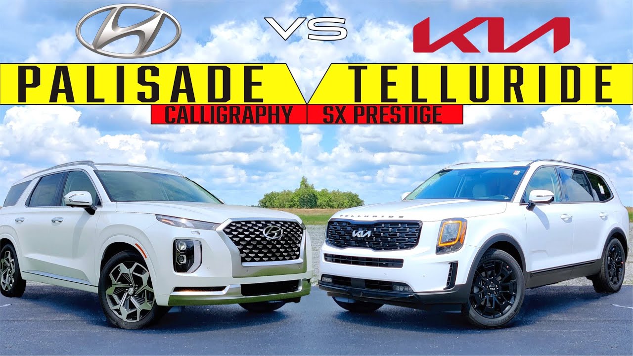 SUPERIOR SIBLINGS! -- 2022 Kia Telluride vs. 2022 Hyundai Palisade: Comparison