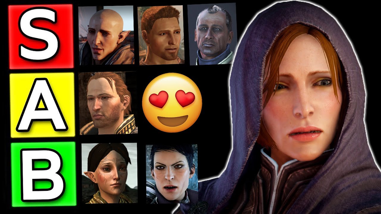 ULTIMATE Dragon Age ROMANCE Tier List (that everyone will agree with)