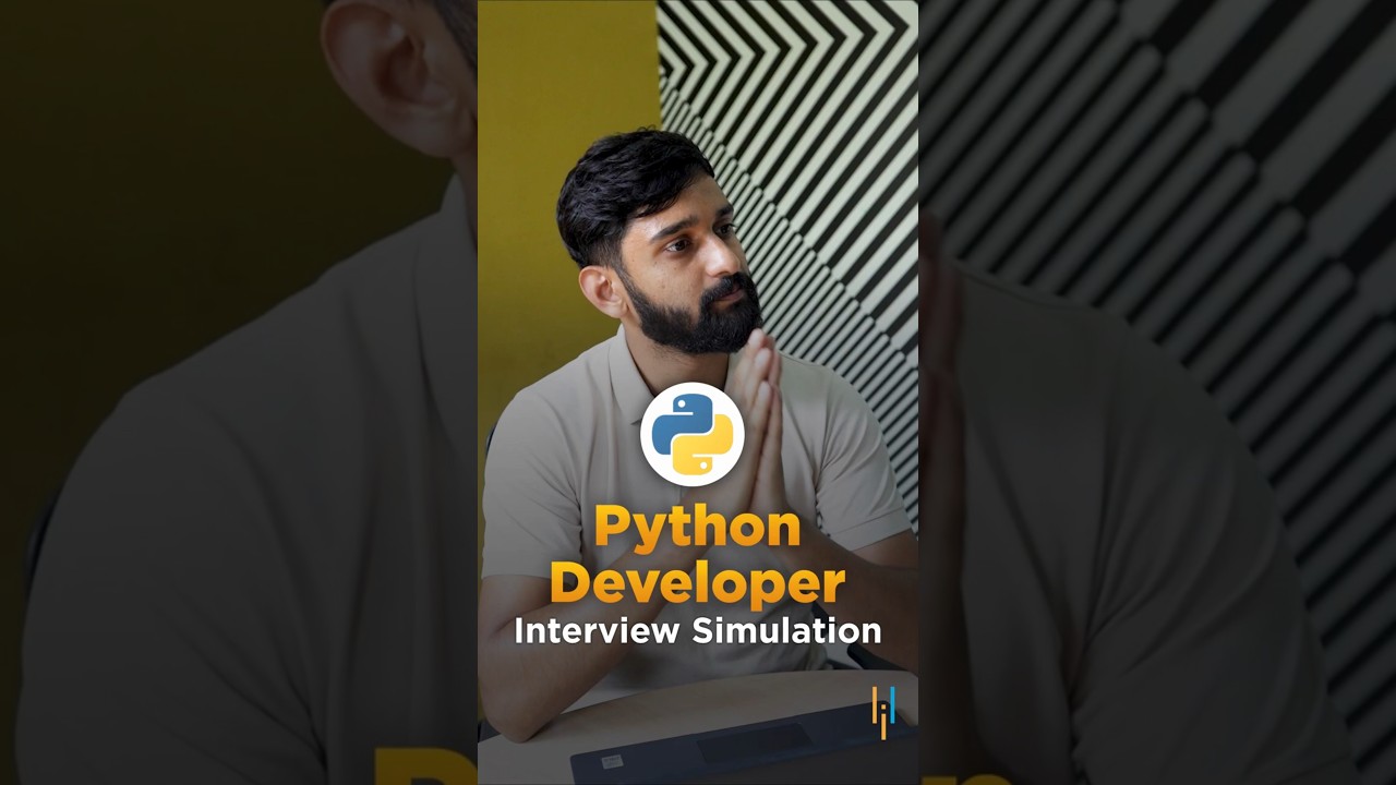 🔥Python Developer Interview #shorts #simplilearn
