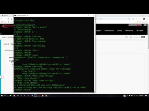 Ruby on Rails - Chapter 4 Lecture/Demo plus JavaScript fix - Fall 2018