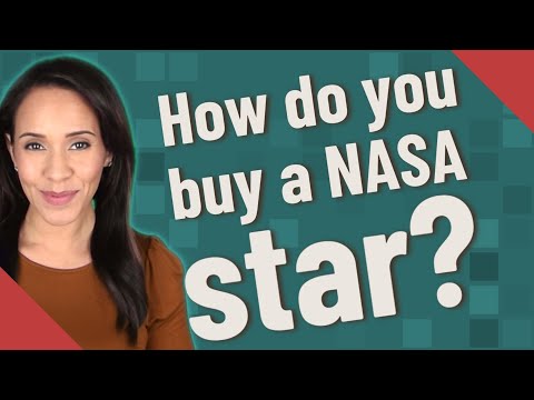 How do you buy a NASA star?