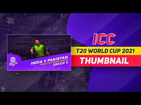 @ICC T20 World Cup 2021 : Thumbnail Tutorial | CricGraphico