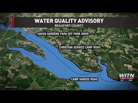 State issues four swim advisories along Pamlico River around Washington