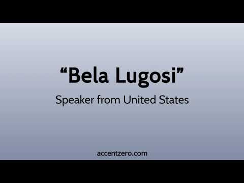 Pronounce "Bela Lugosi" - Russian accent vs. native U.S.