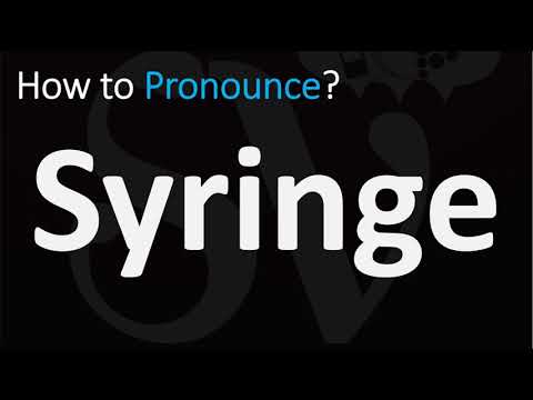 How to Pronounce Syringe? (CORRECTLY)