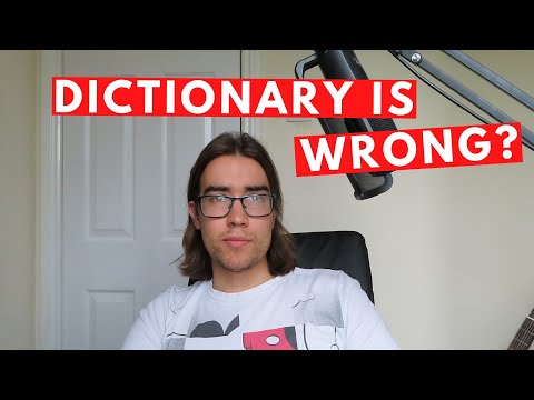 Can Dictionary Definitions Be Wrong? (Yes)