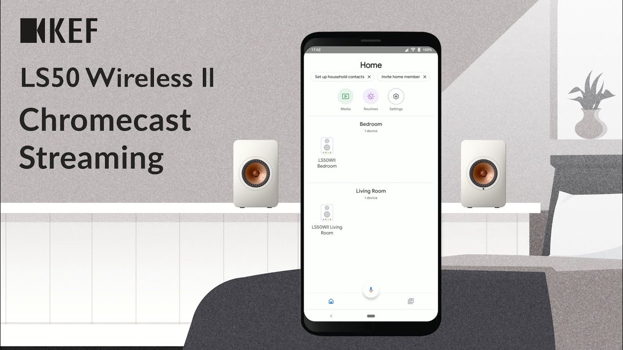 KEF LS50 Wireless II - Chromecast Streaming