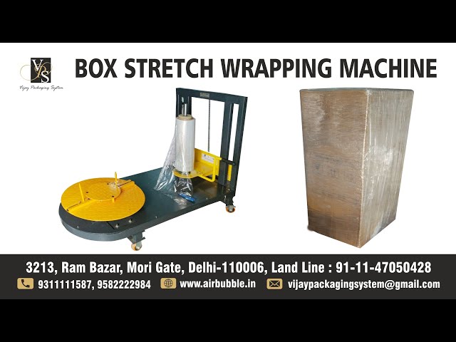 Stretch Wrapping Machine - Box Stretch Wrapper Low Table VPS-BW-600-LT ...