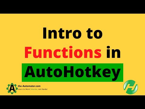 ️HK Lesson #14: How to create your own functions with | the-Automator