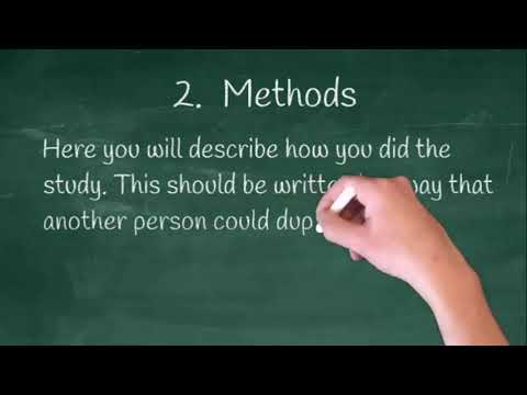 Parts of APA Quantitative Research