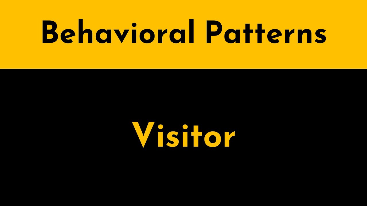 Understanding the Visitor Pattern in Java: A Comprehensive Guide ...